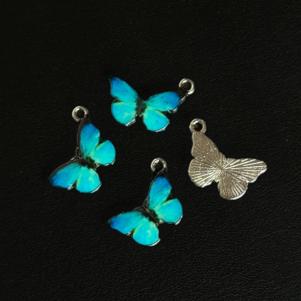 Perhonen 20mm Sininen [1kpl] - Omakoru